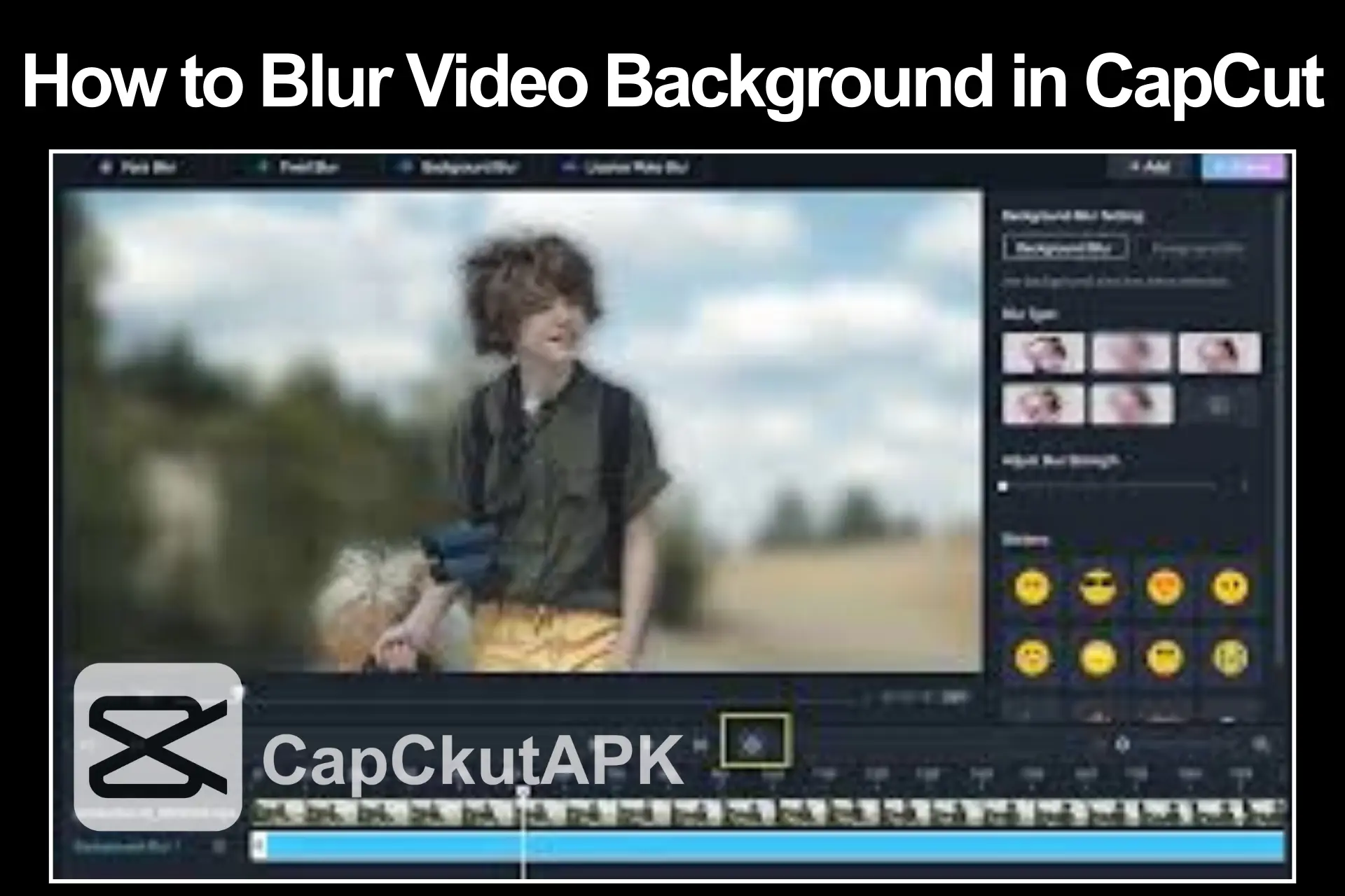 How to Blur Video Background in CapCut 2025