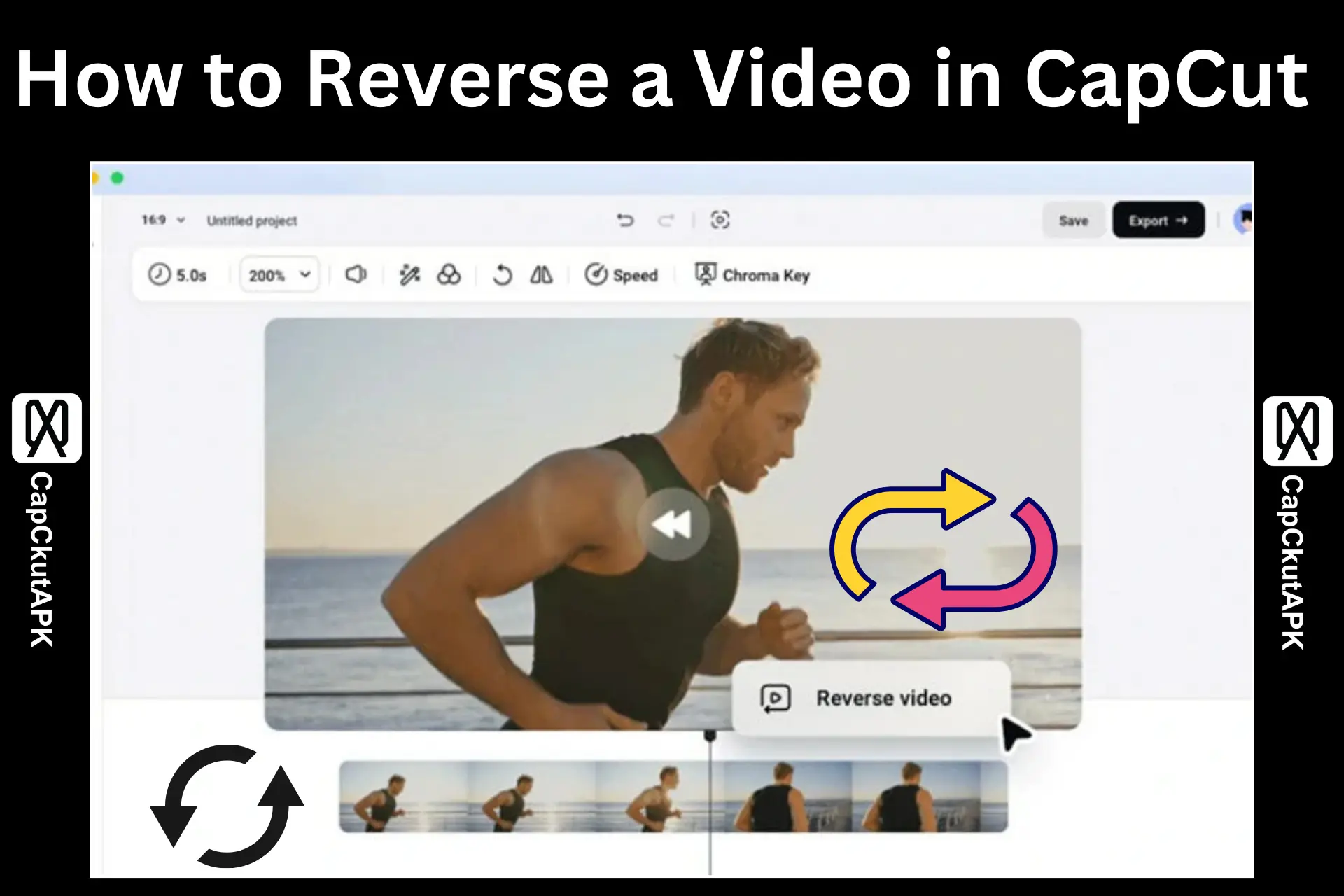 How to Reverse a Video in CapCut for PC, and Mobile 2025